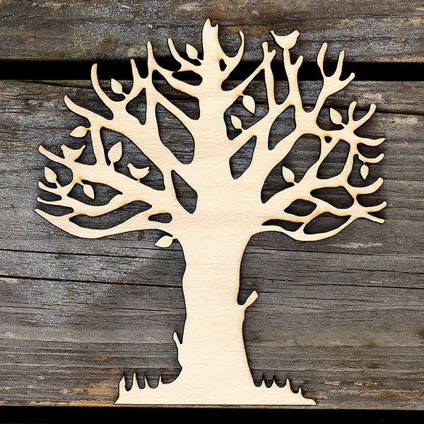 Shape Trees Stylised Design Spring